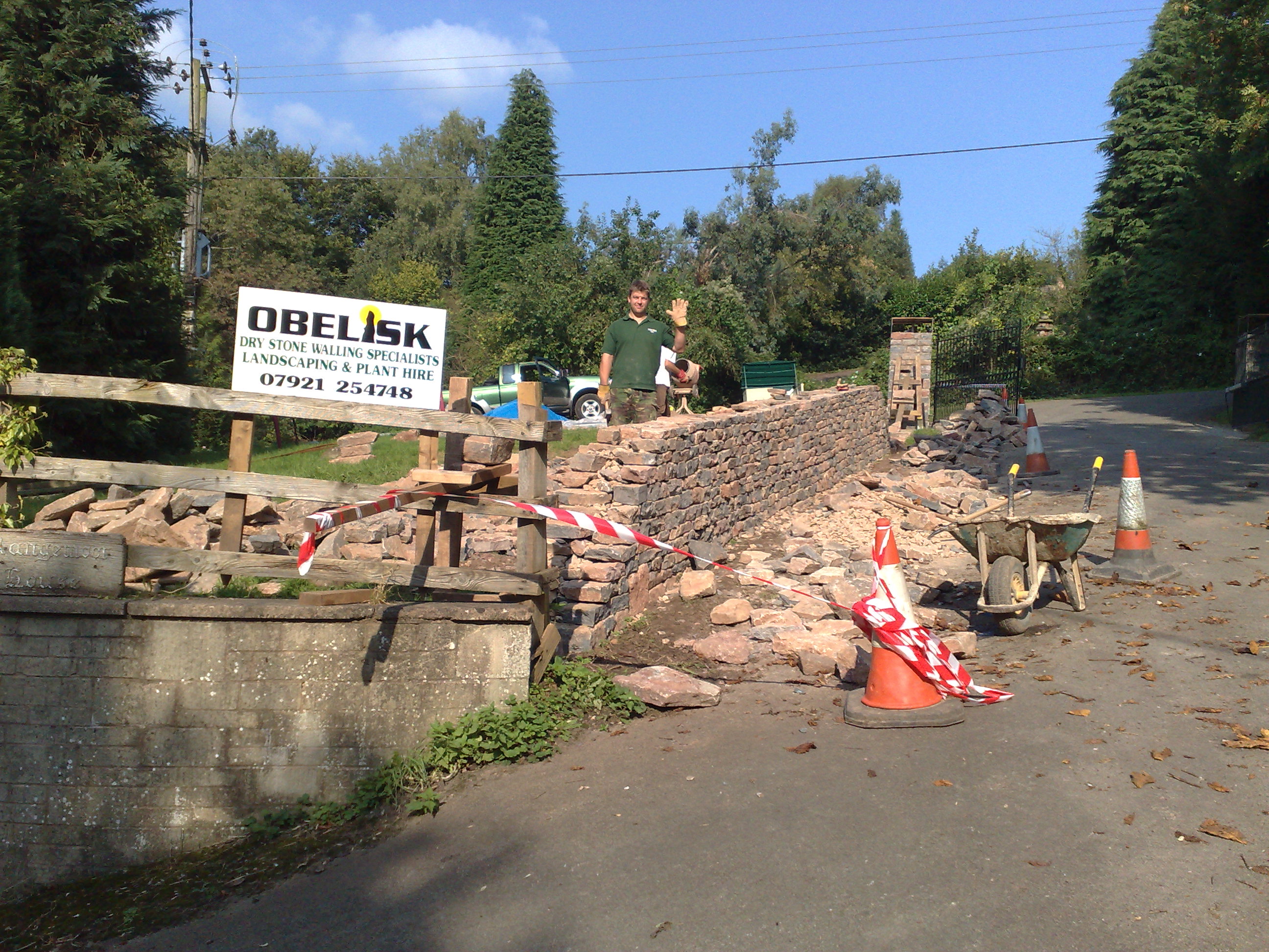Dry Stone Walling Tom - Obelisk Stone